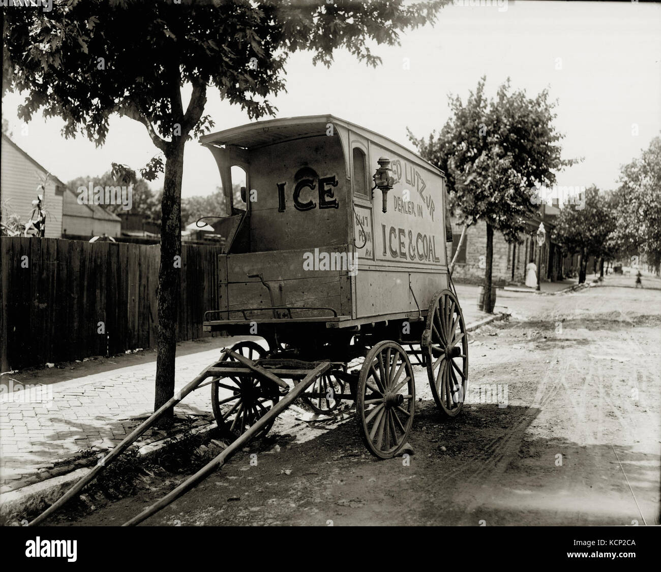 Fred Lutz, Jr. Ice Wagon. Fred Lutz, Jr., Dealer in Ice and Coal, 8417 ...
