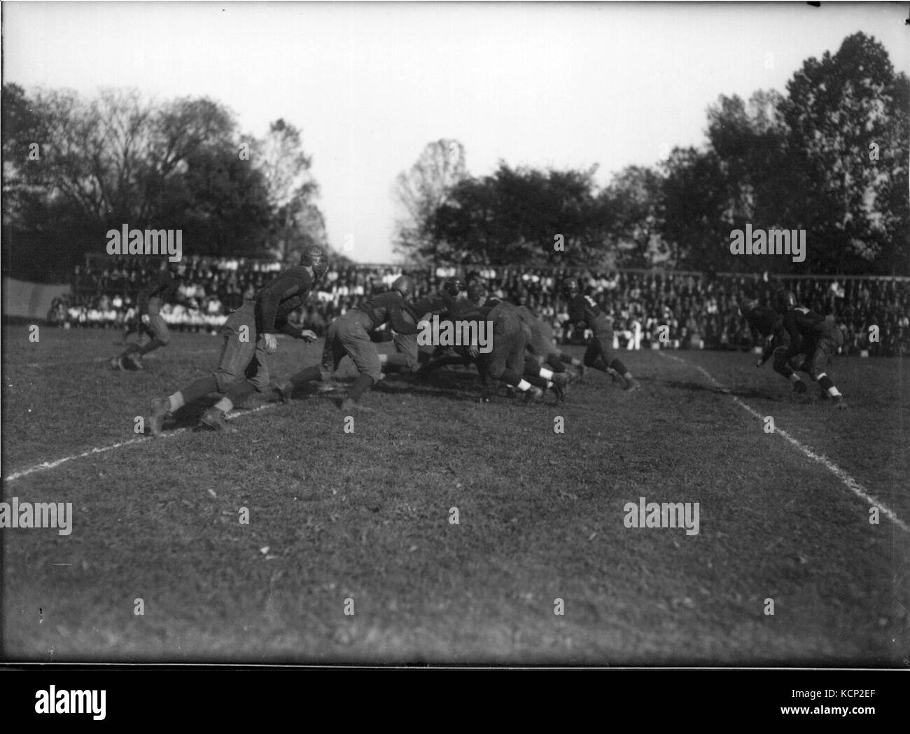 Action at Miami Akron football game 1922 (3190691839 Stock Photo - Alamy