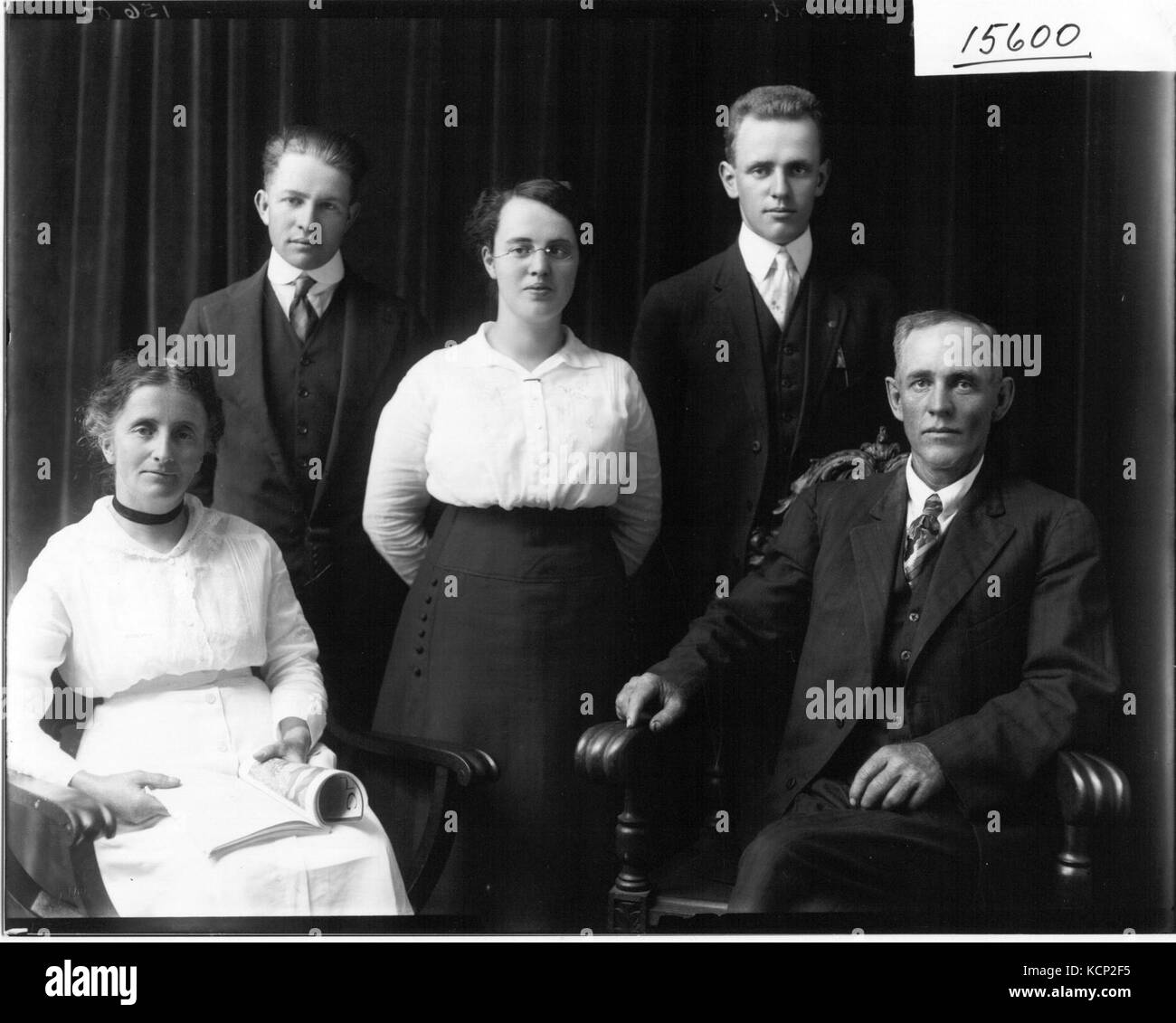 Charles Miller family portrait 1916 (3191523426 Stock Photo - Alamy