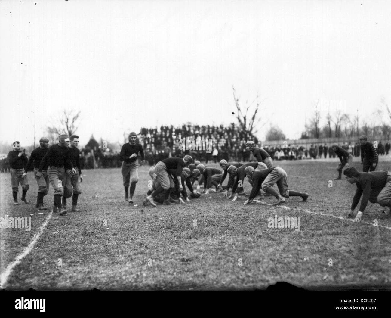 Action at Miami University football game 1912 (3182557077 Stock Photo ...