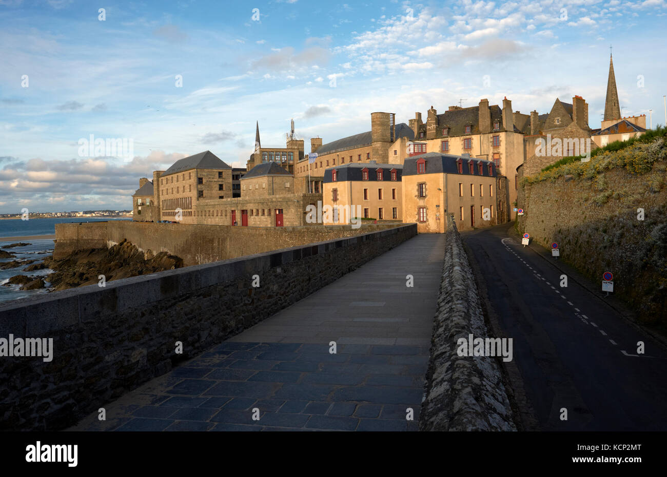 The Historic Walled Port of St Malo in Brittany France Stock Photo - Alamy