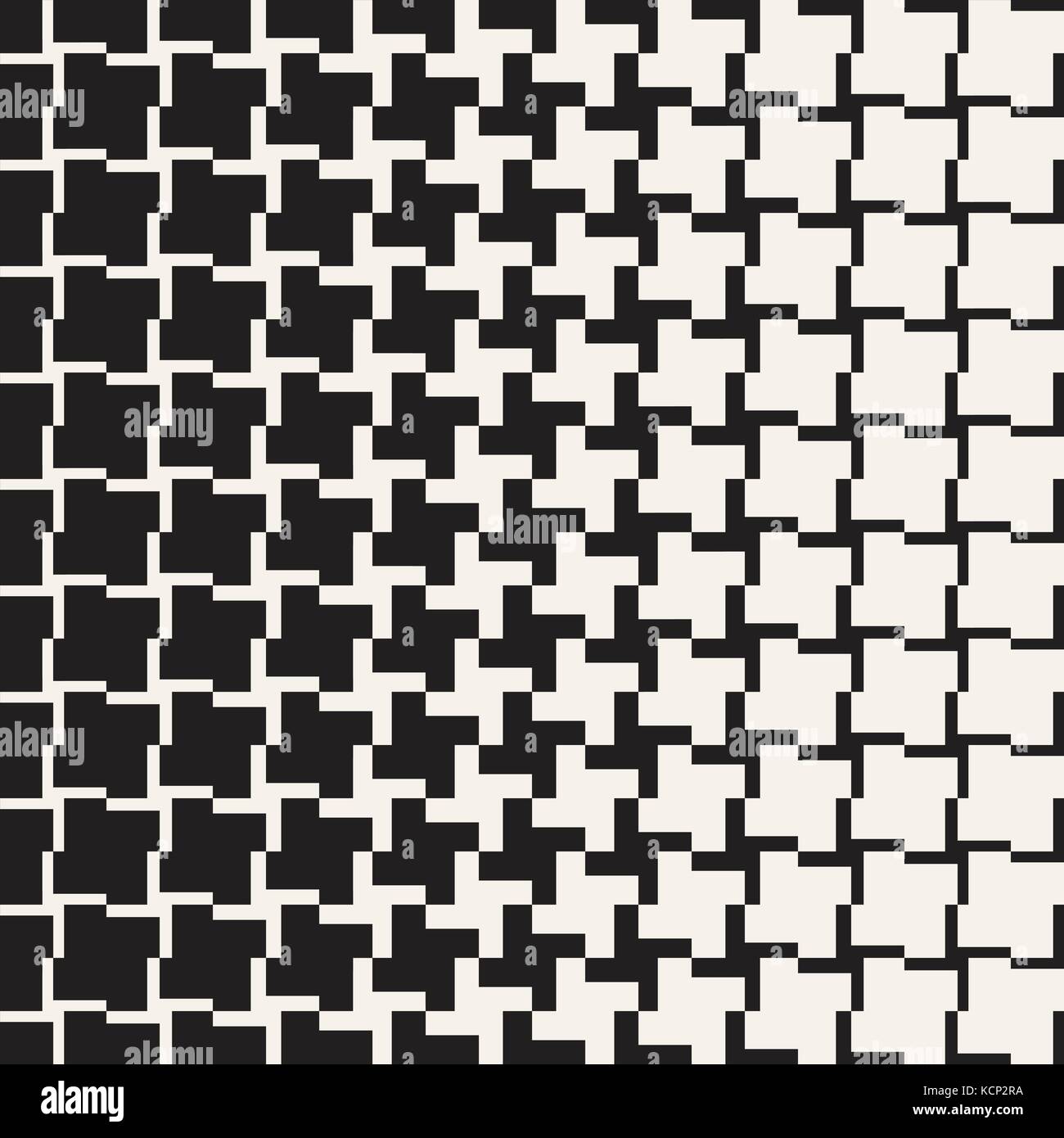 Vector Seamless Geometric Pattern. Halftone gradient color transition ...