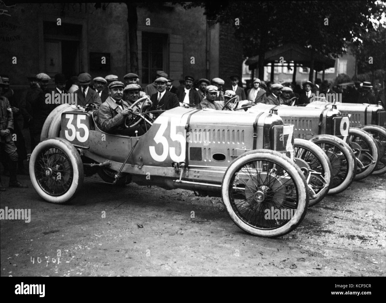 Arthur Duray at the 1914 French Grand Prix (2 Stock Photo - Alamy