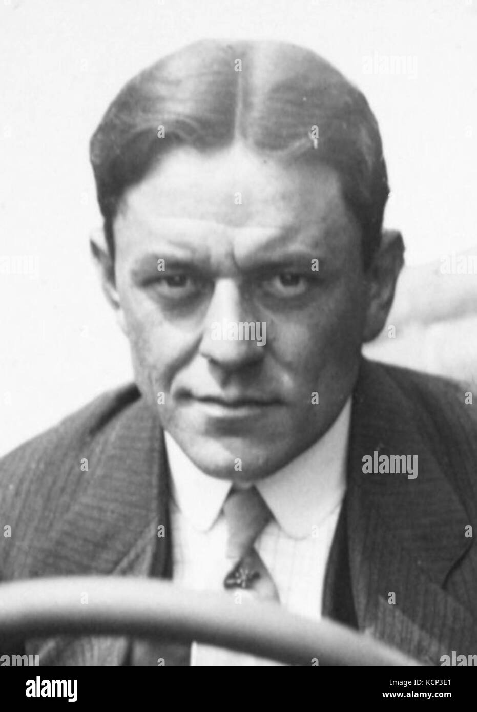 Dragutin Esser at the 1914 French Grand Prix (3) (cropped Stock Photo ...