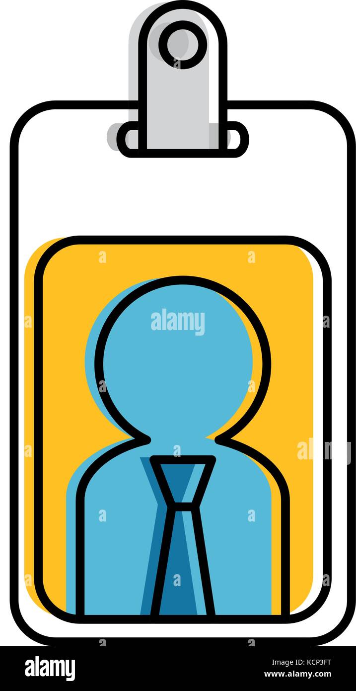 worker badge isolated icon vector illustration design Stock Vector ...