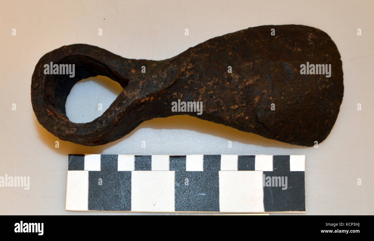 Forged Iron Adze from the Reputed Site of Fort Orleans Stock Photo - Alamy