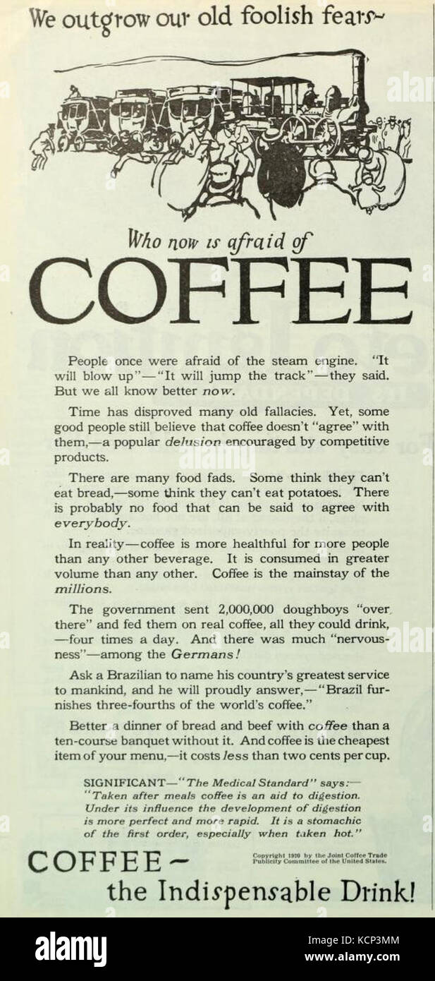 Coffee promotion USA Stock Photo - Alamy