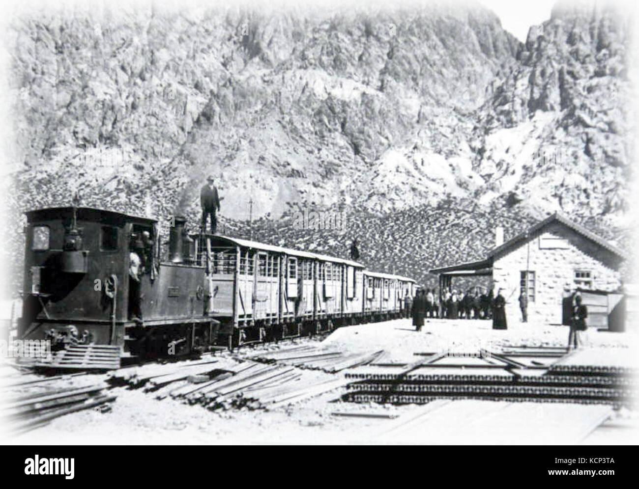 The FC Andino locomot, a train model, represents early 20th-century ...