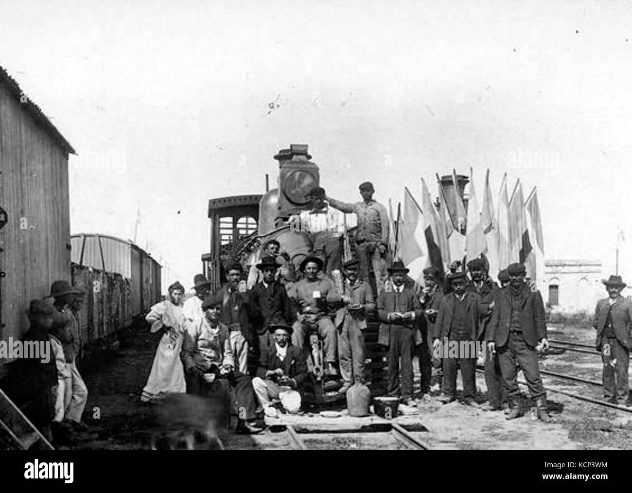 Fcsf locom trabajad 1897 Stock Photo - Alamy