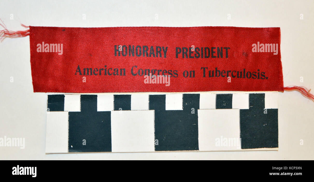 American Congress on Tuberculosis Ribbon collected by George Hench at ...