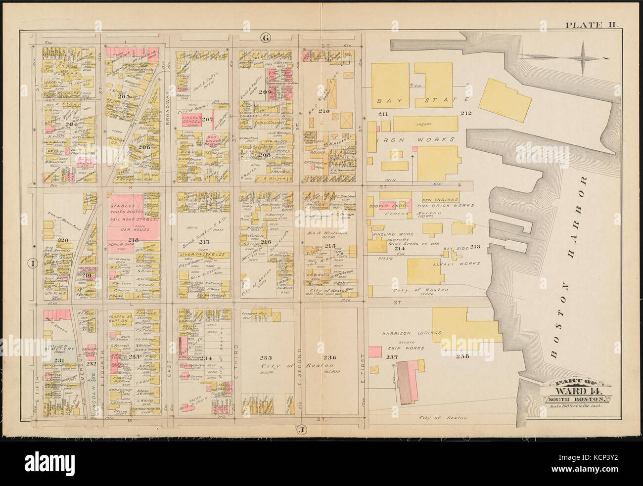 Map of east boston hi-res stock photography and images - Alamy