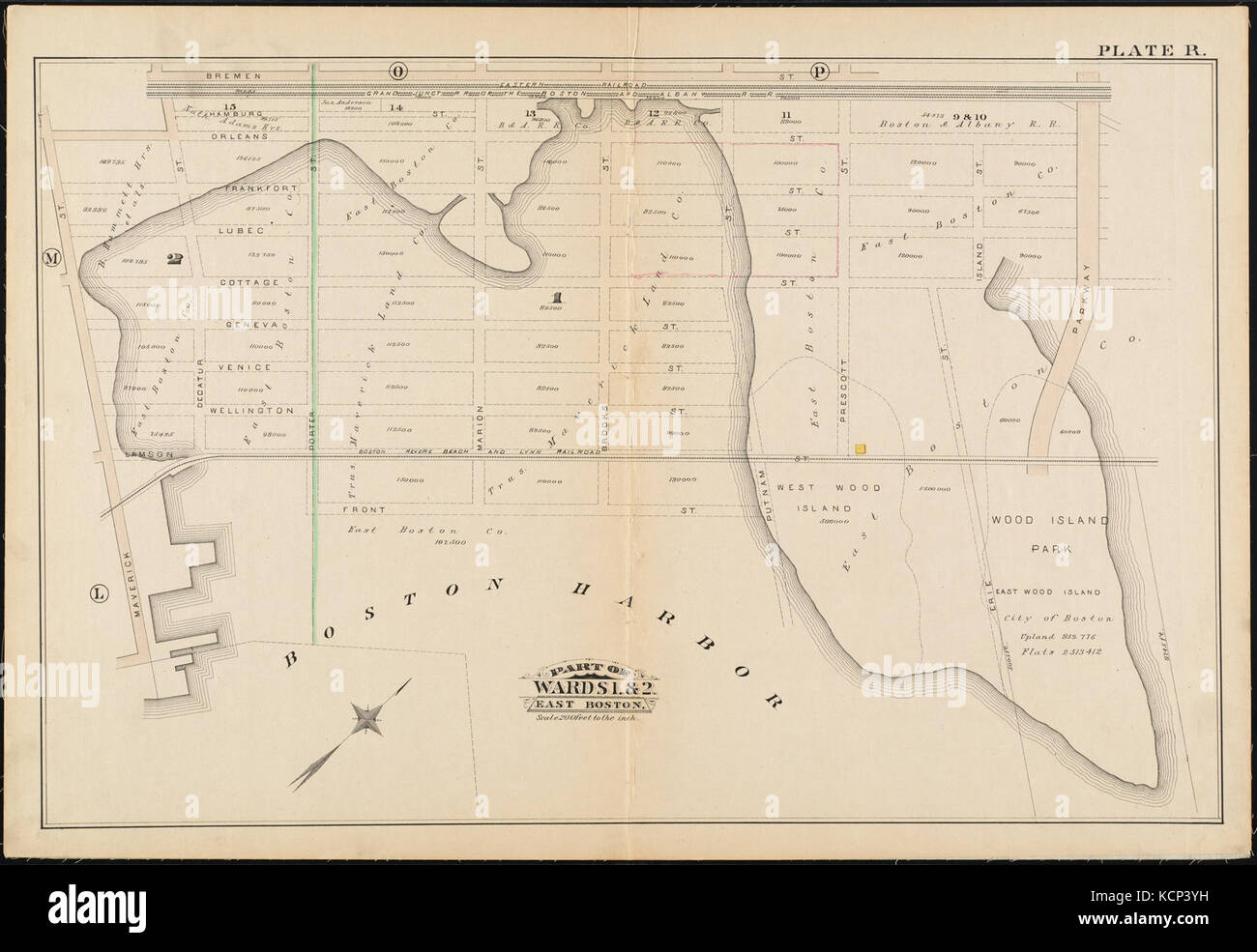 Map Of East Boston High Resolution Stock Photography and Images - Alamy