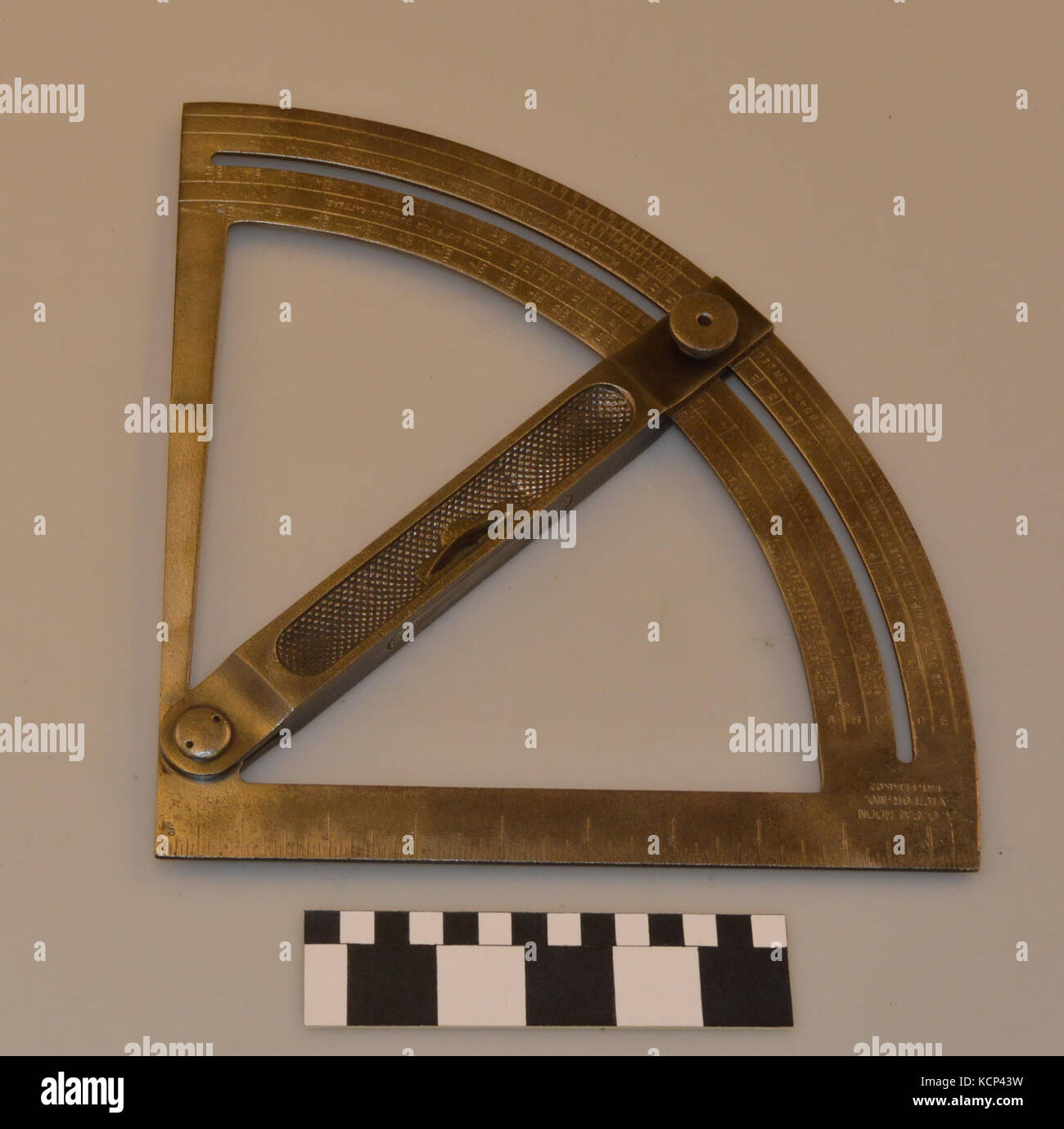 A.O. Calhoon Rafter and Polygon Bevel Gauge Stock Photo - Alamy