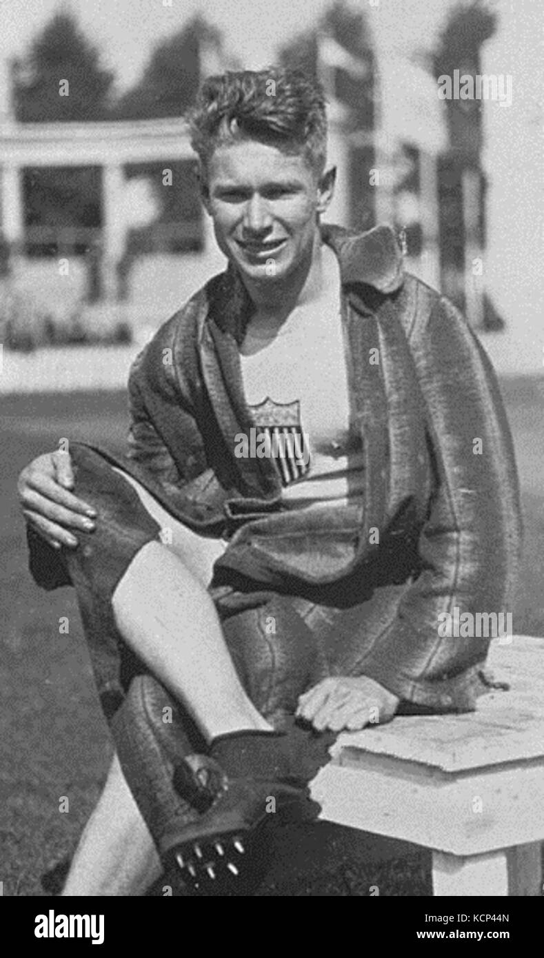 Charles Paddock 1920 Stock Photo - Alamy