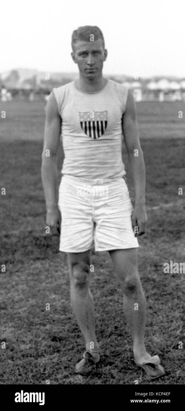 Edward Cook (athlete) 1908 Stock Photo - Alamy