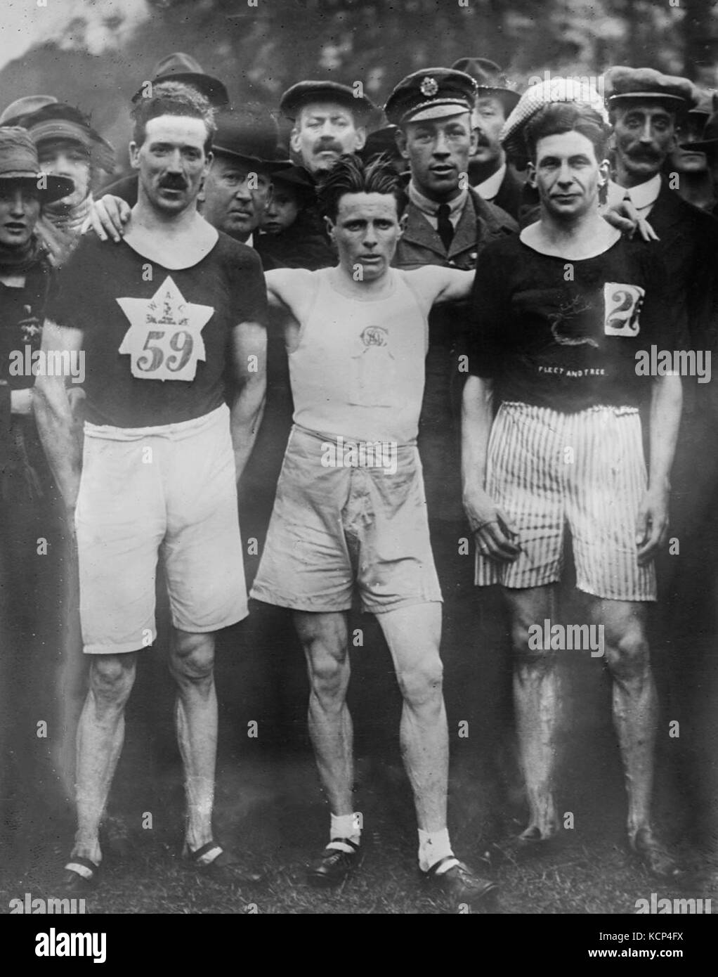 A historical photograph from 1920 featuring Charles Clibbon, Joseph ...