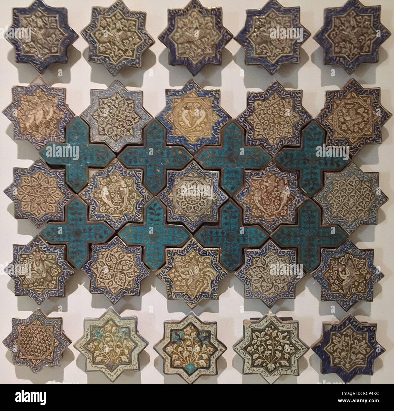 Geometric tiles are often used in architectural design, featuring ...