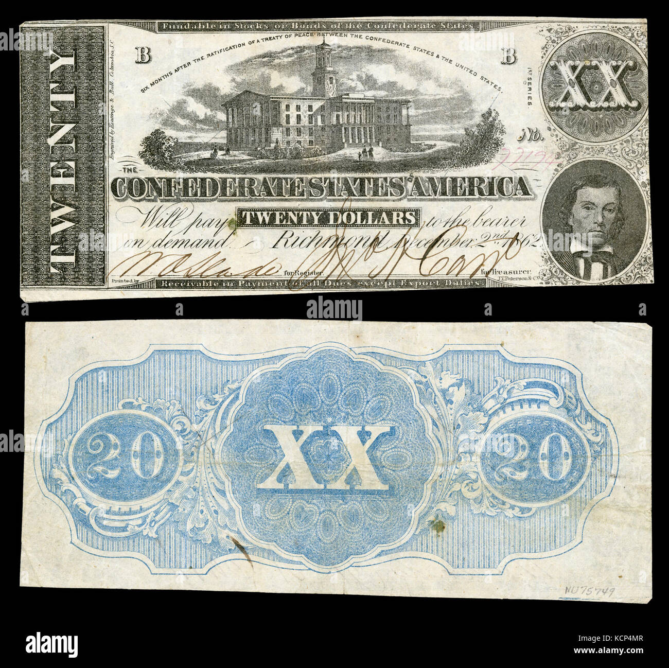 19th century american currency bill hi-res stock photography and images ...