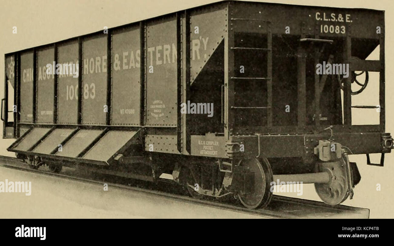 Chicago, Lake Shore & Eastern Railway hopper (1913) (14758040862 Stock ...