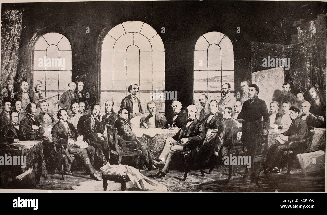 Canadian confederation and its leaders (1917) (14577771628 Stock Photo ...