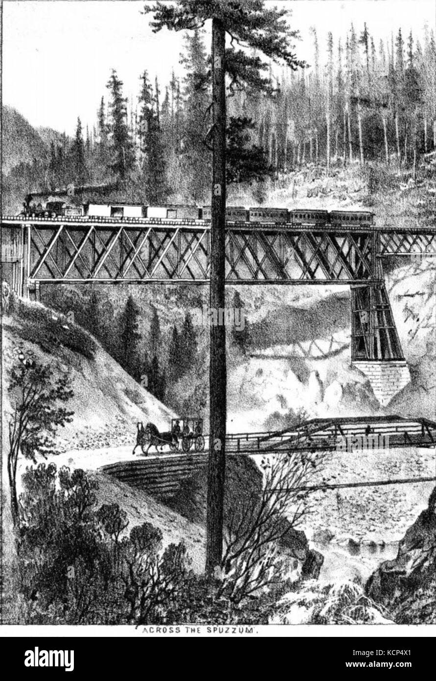 Canadian pacific railway map hi-res stock photography and images - Alamy