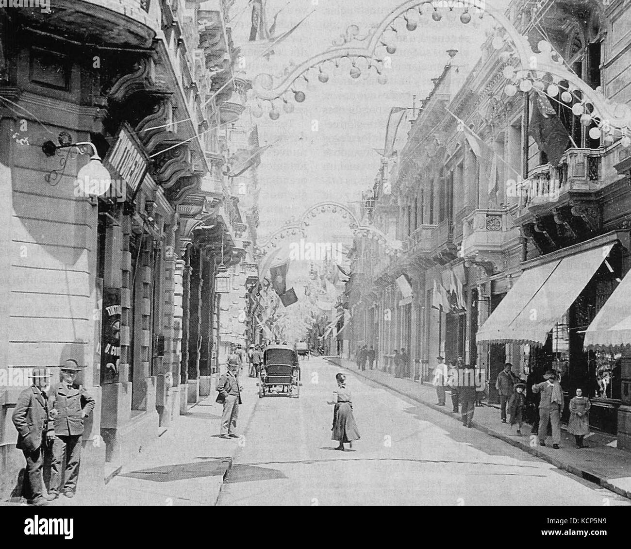 Florida street 1900 Stock Photo - Alamy
