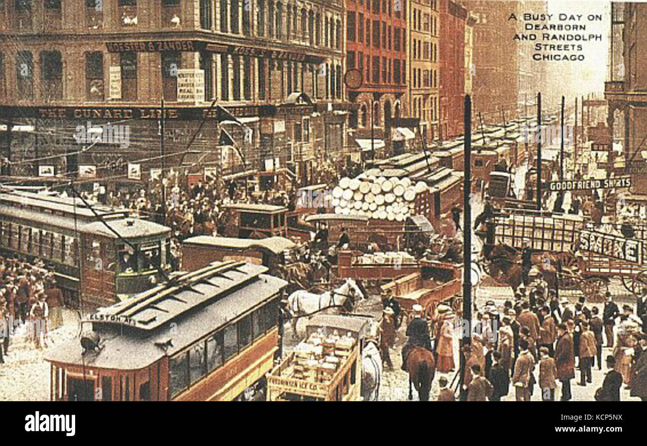 Map of chicago loop hi-res stock photography and images - Alamy