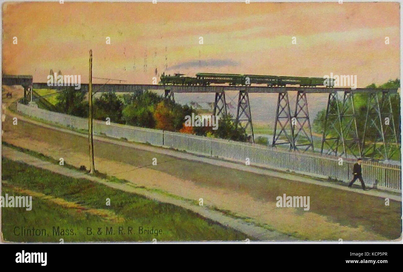 Clinton Viaduct 1910 postcard Stock Photo - Alamy