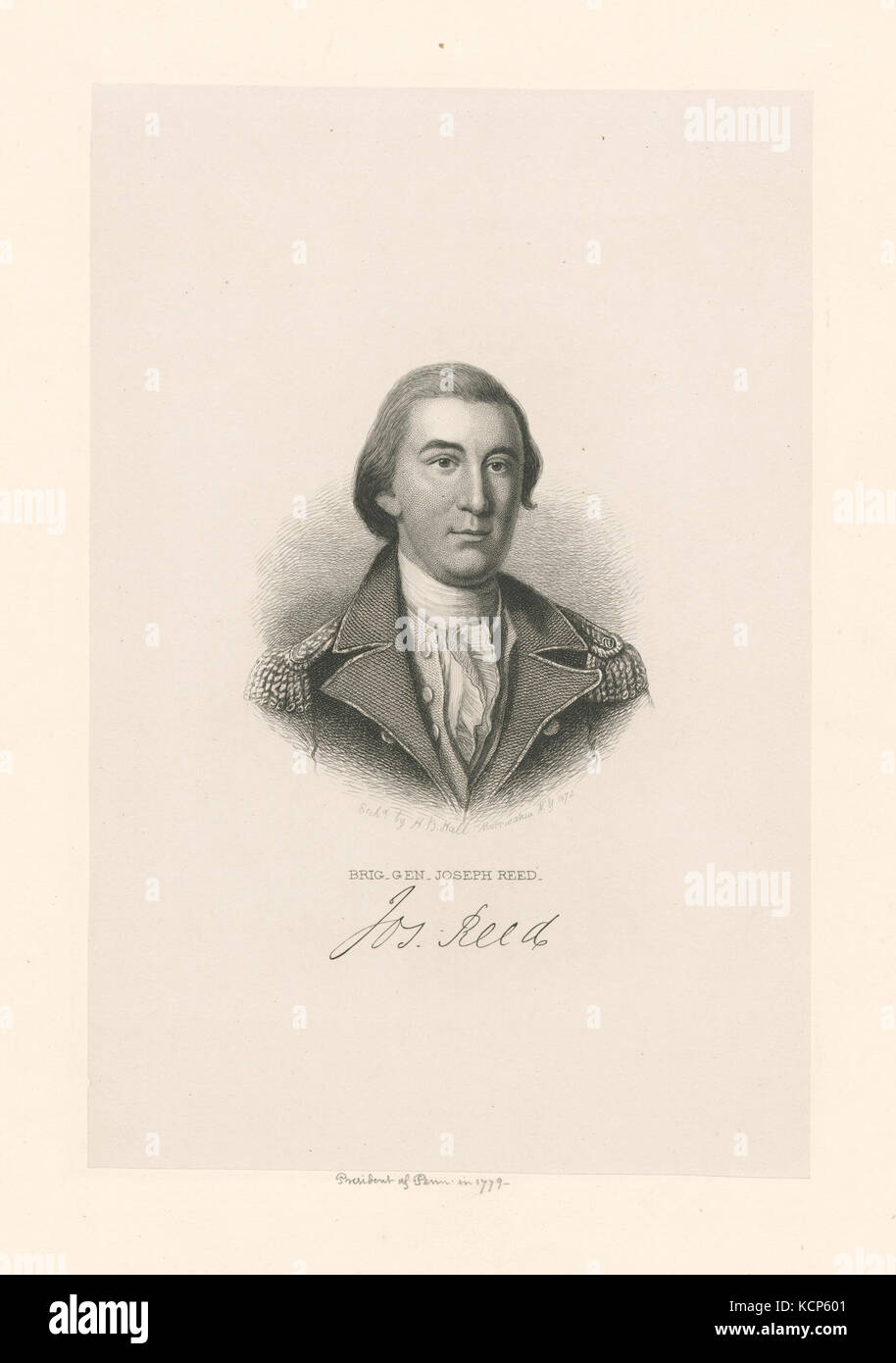 Brig. Gen. Joseph Reed (NYPL Hades 287475 EM3930 Stock Photo - Alamy