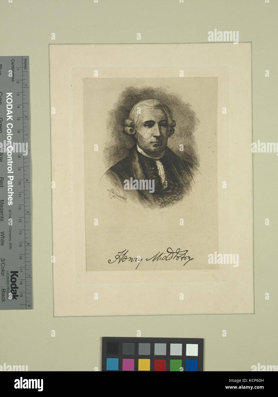 This portrait features Henry Middleton, an American politician and ...