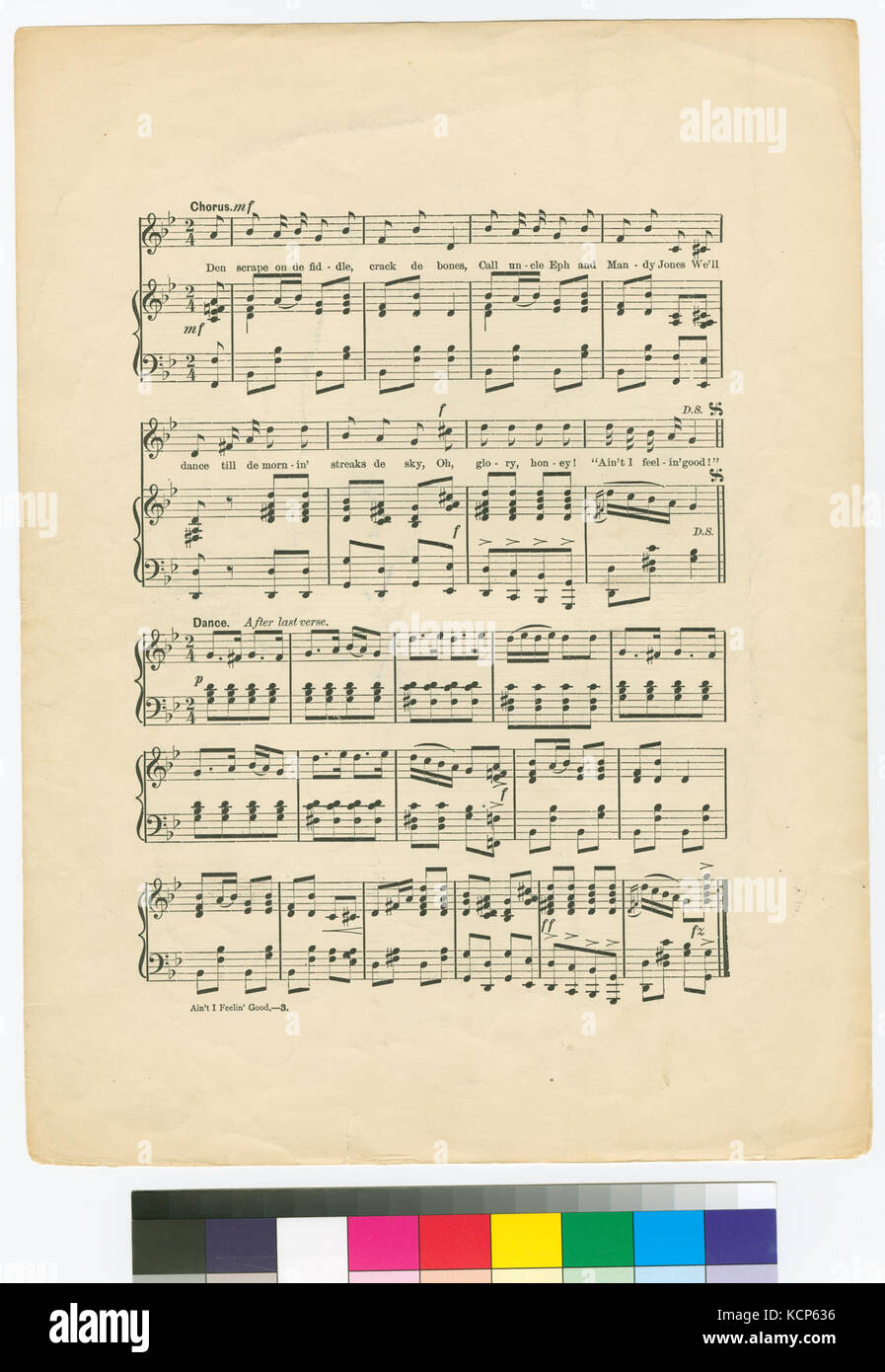 Ain't I feein' good (NYPL Hades 454083 1698463 Stock Photo - Alamy