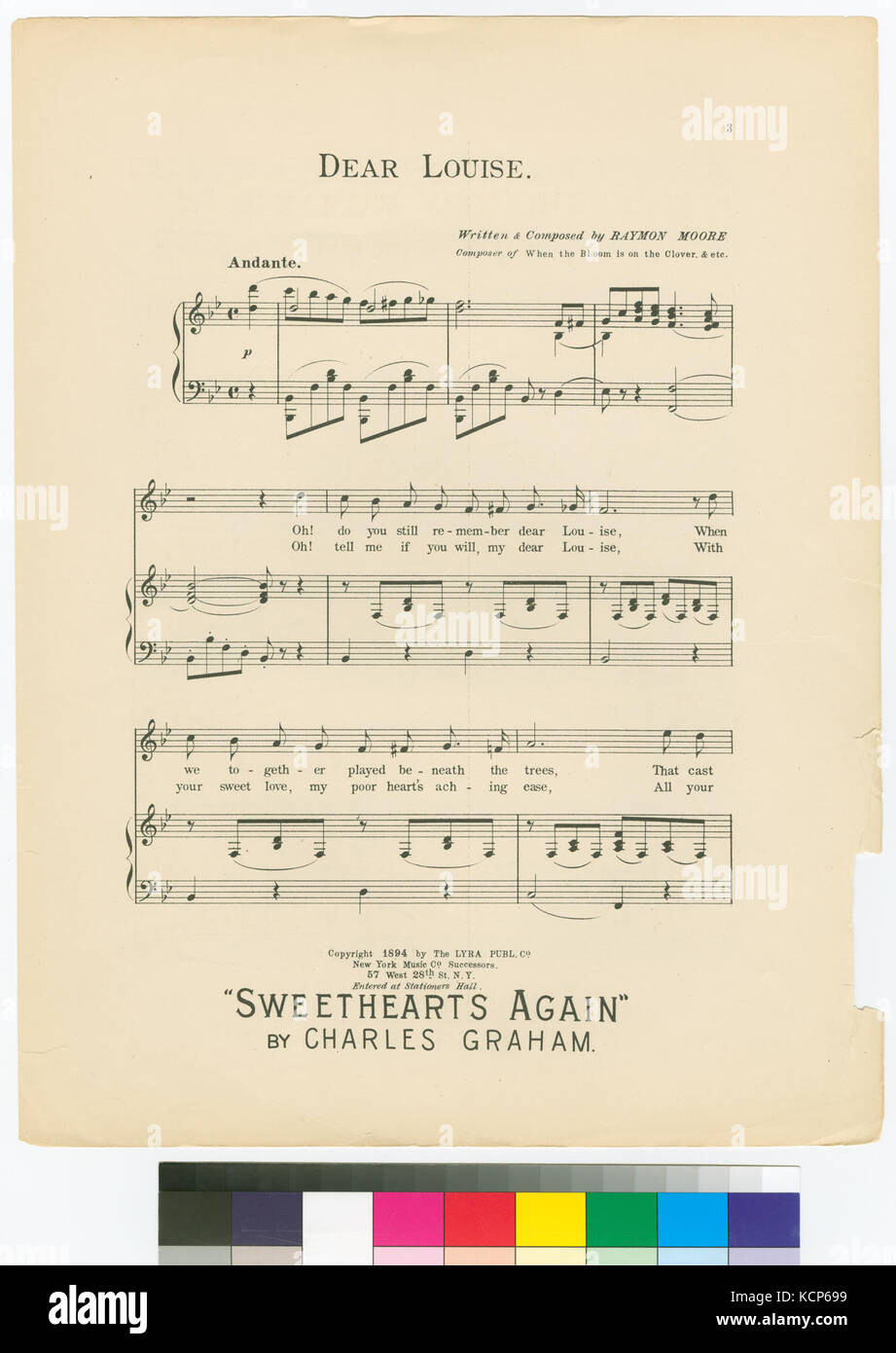 'Dear Louise' is a historical letter or correspondence, preserved in ...