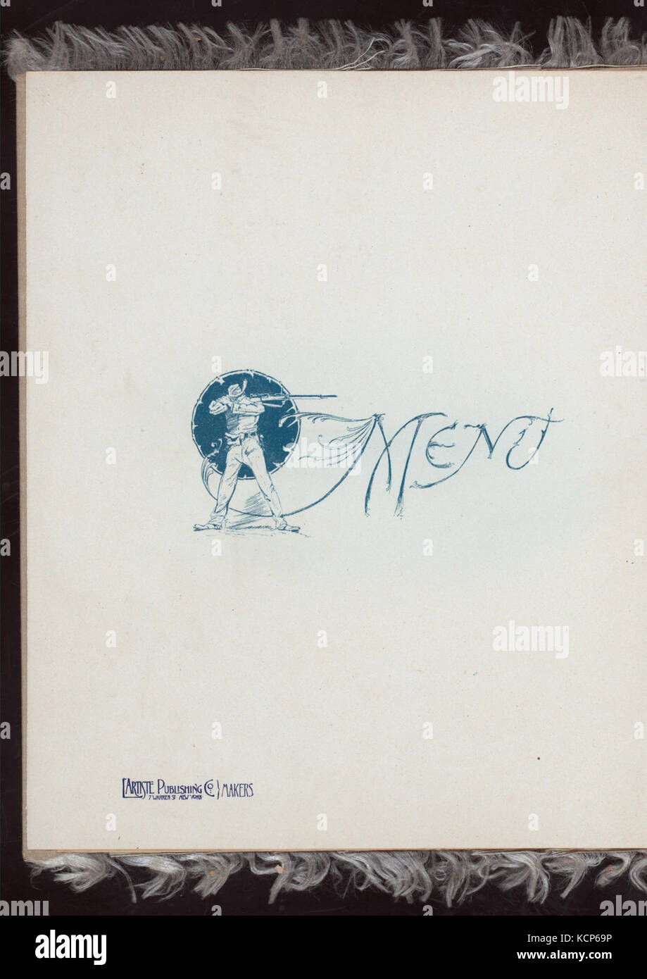 FIRST ANNUAL DINNER (held by) CONFEDERATE VETERAN CAMP OF NEW YORK (at ...