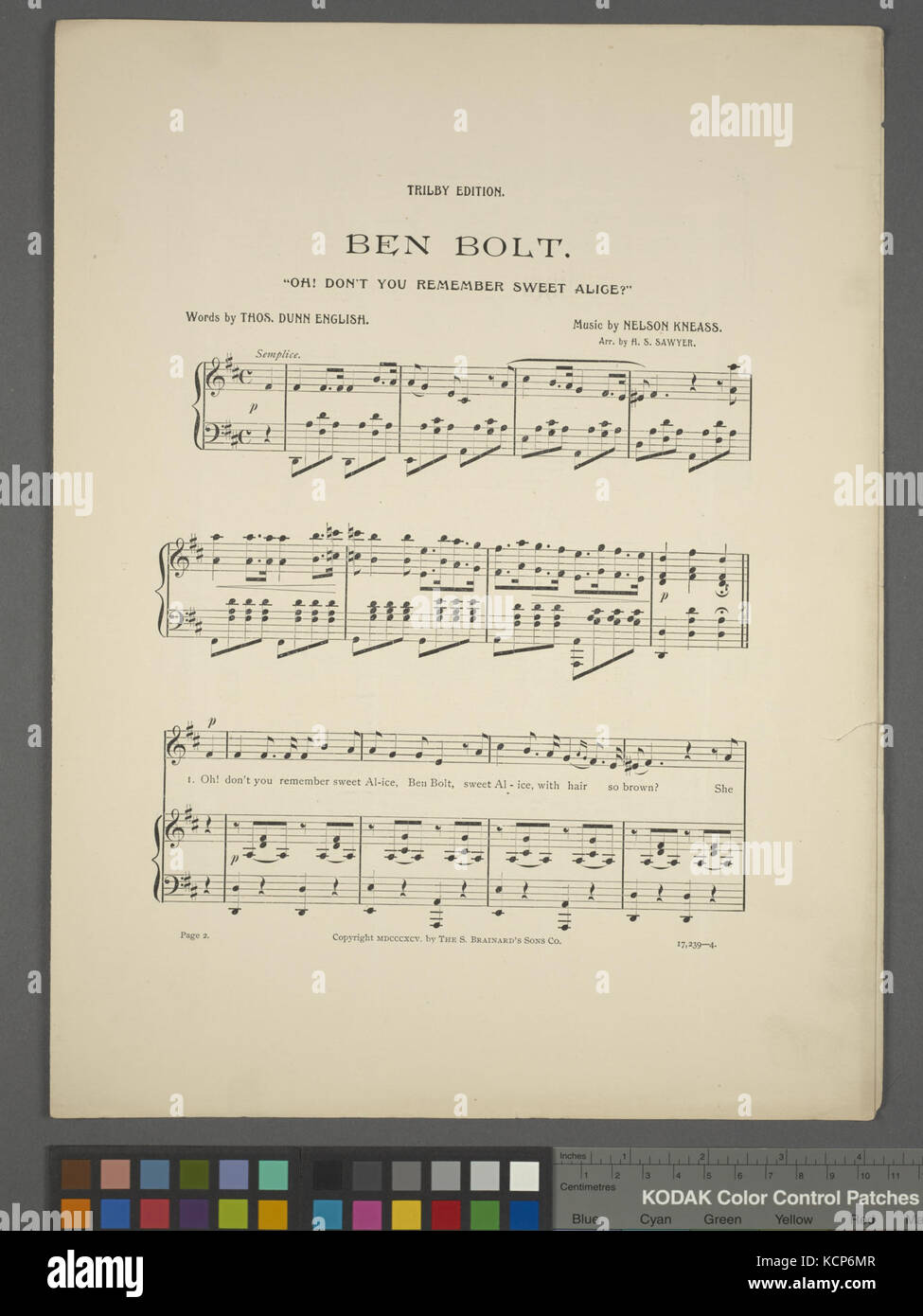 This image titled *Ben Bolt* depicts a scene related to the popular ...