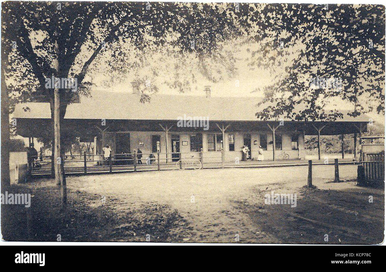 Clinton station postcard (2 Stock Photo - Alamy