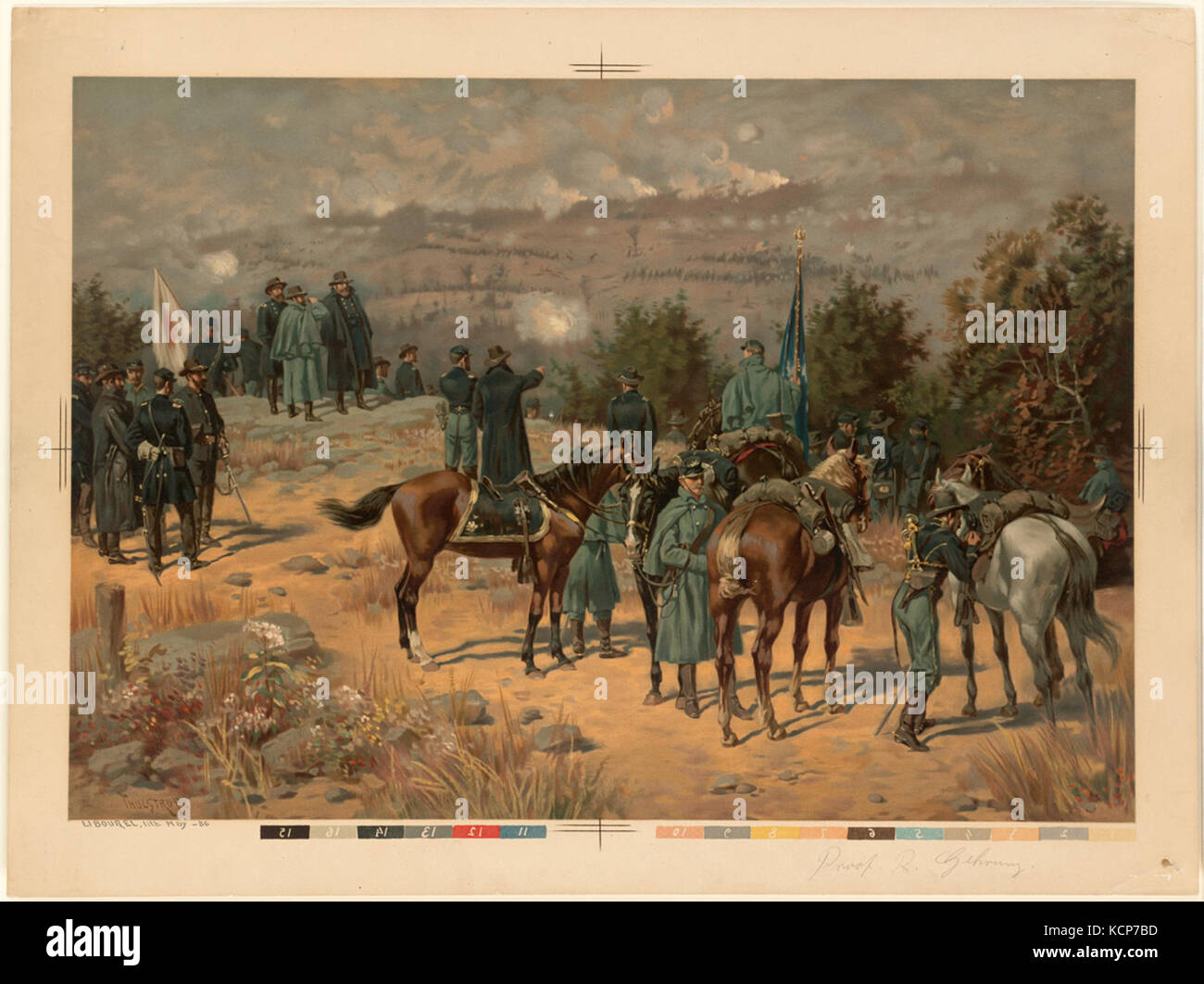 Battle of Antietam, 1877 by Boston Public Library Stock Photo - Alamy