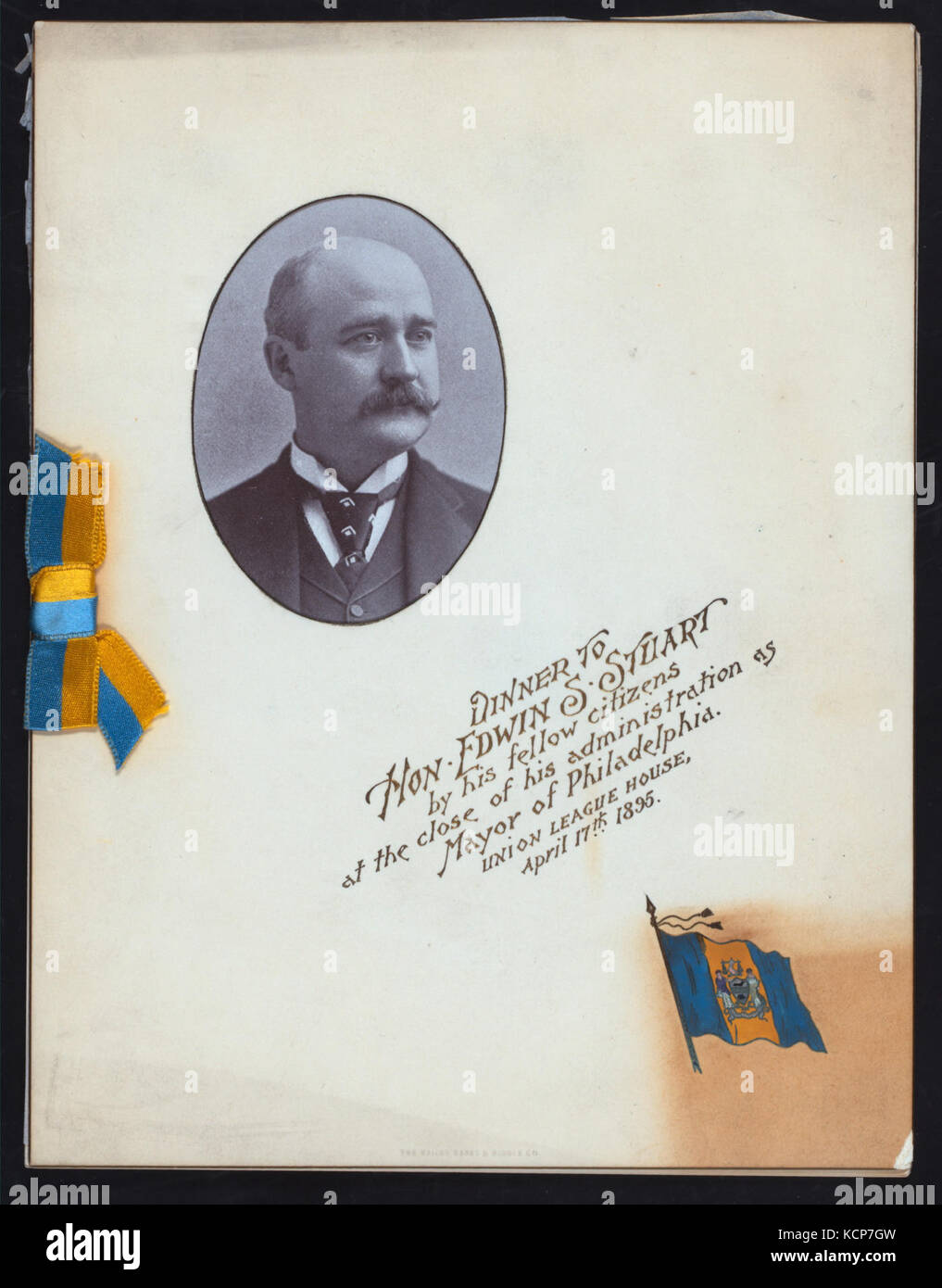 DINNER TO MAYOR EDWIN S. STUART AT CLOSE OF HIS ADMINISTRATION; (held ...