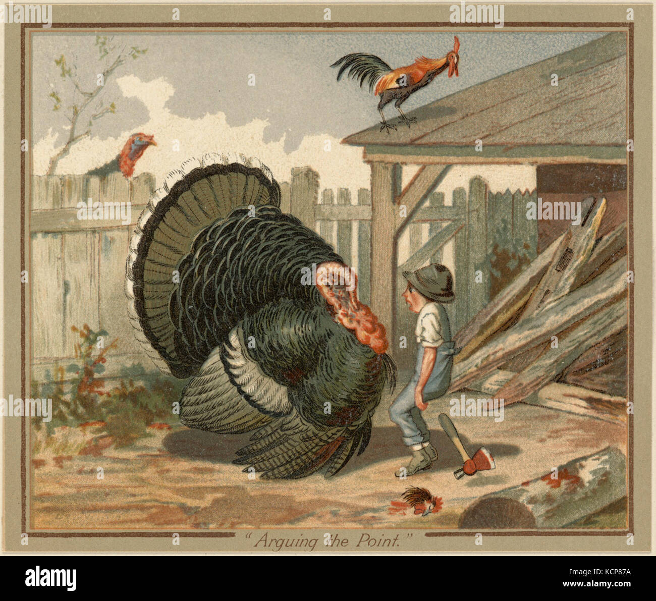 Arguing the Point by Boston Public Library Stock Photo - Alamy