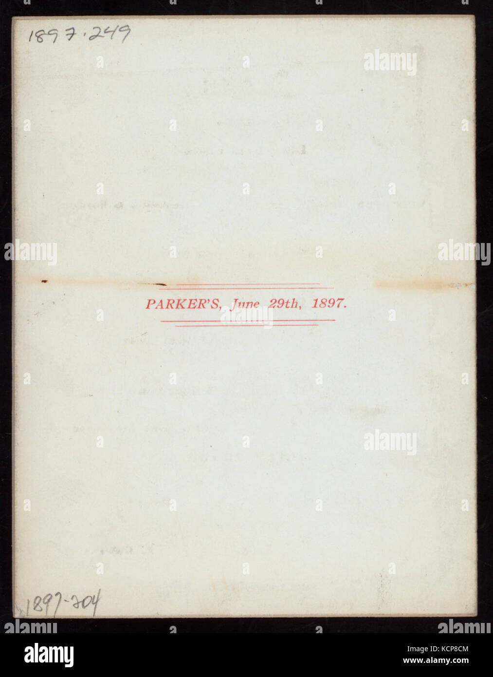 An image of a dinner event held by the Class of 1877 from Harvard ...