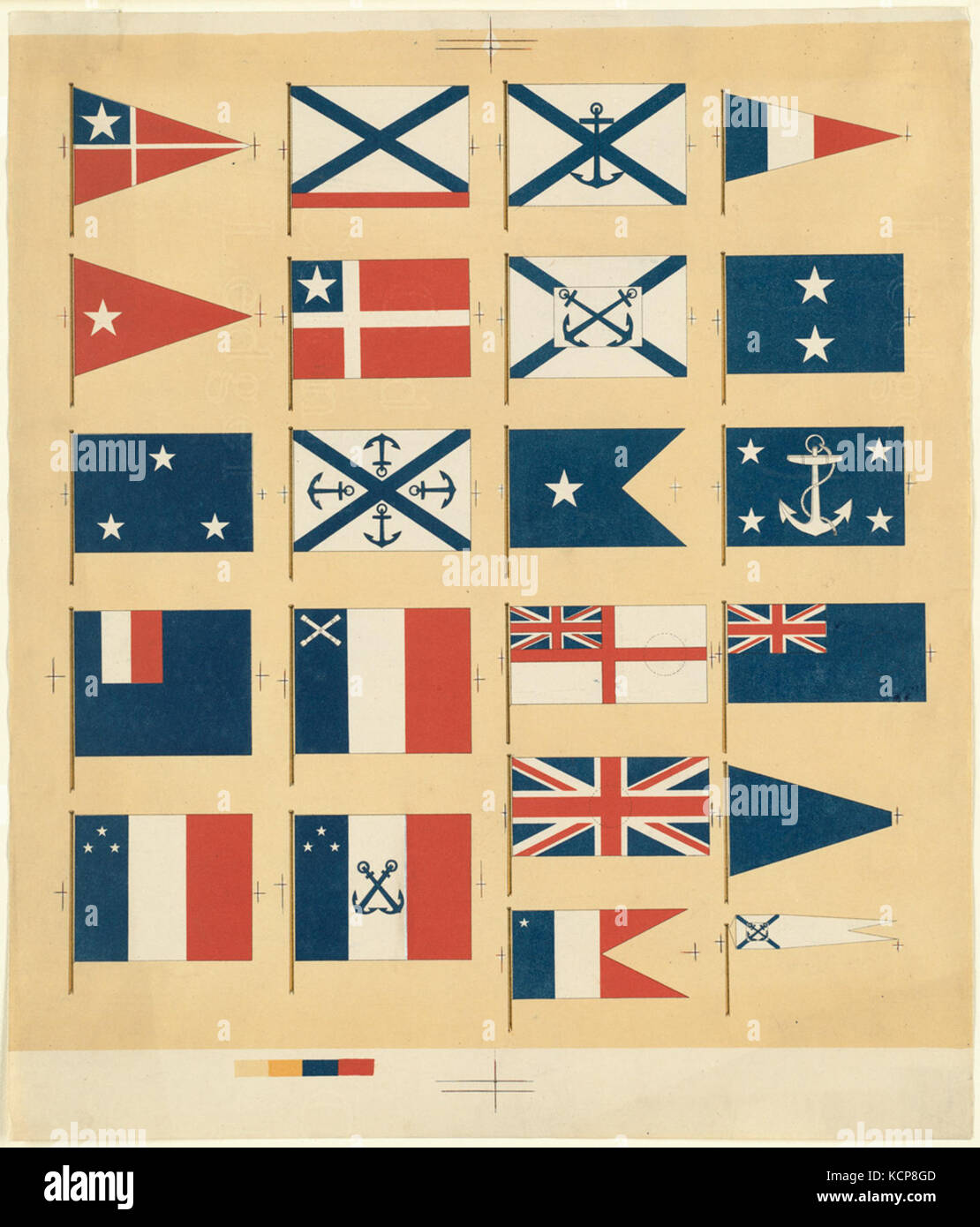 Flags and Pennants by Boston Public Library Stock Photo - Alamy