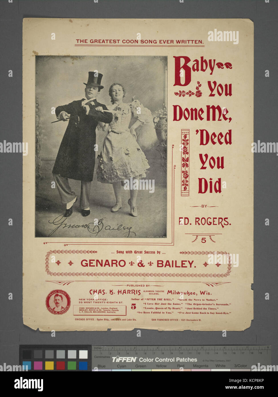 Baby, you done me, 'deed you did (NYPL Hades 610054 1255568 Stock Photo ...