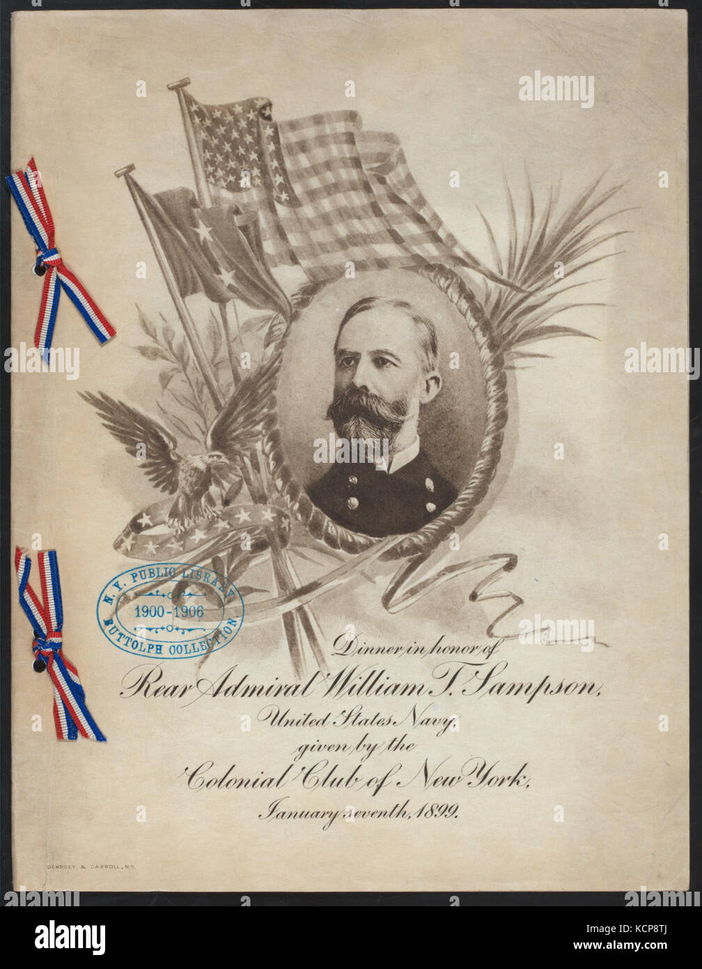 DINNER IN HONOR OF REAR ADMIRAL WILLIAM T. Sampson, US NAVY (held by ...