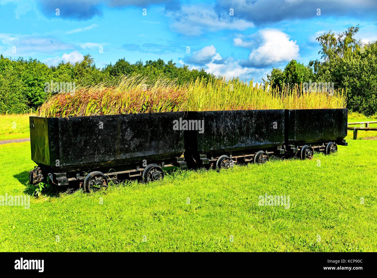 Gateshead Springwell Bowes Railway museum entrance with historic coal ...