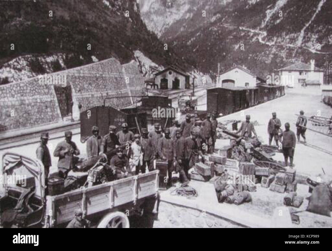 Chiusaforte FS Scalo merci Stock Photo - Alamy