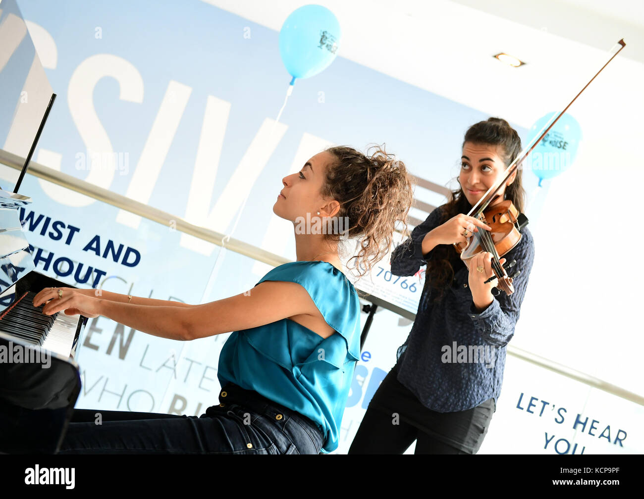 Sarah and Laura Ayoub of the Ayoub Sisters during Global's Make Some ...