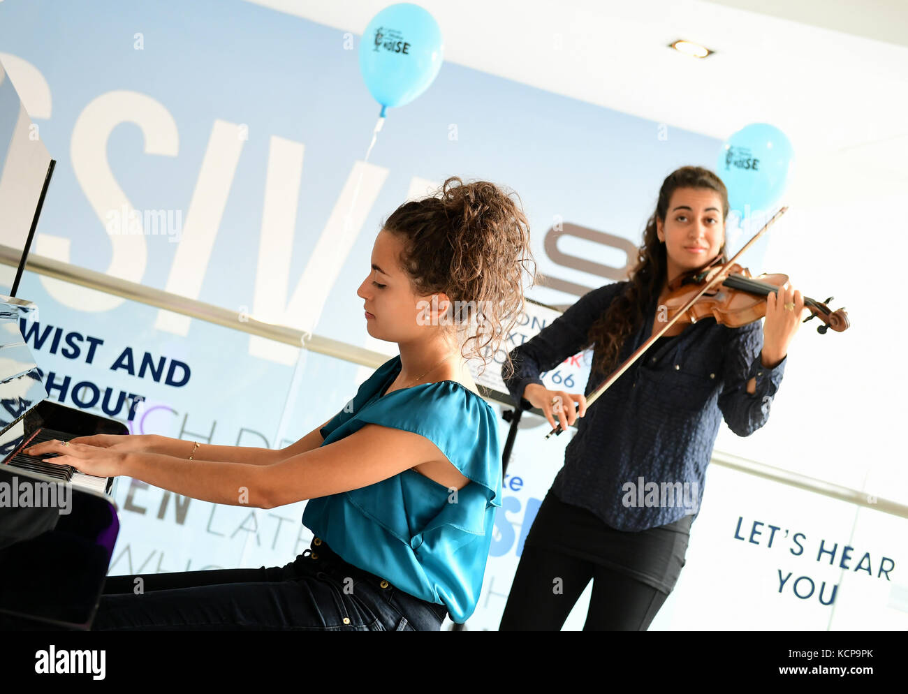 Sarah and Laura Ayoub of the Ayoub Sisters during Global's Make Some ...