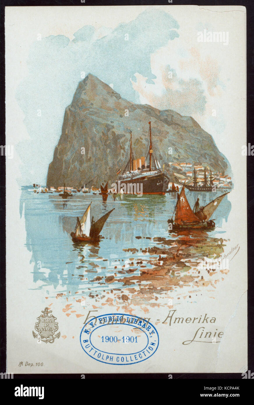 DINNER (held by) HAMBURG AMERIKA LINIE (at) ABOARD ESPRESS STEAMER ...
