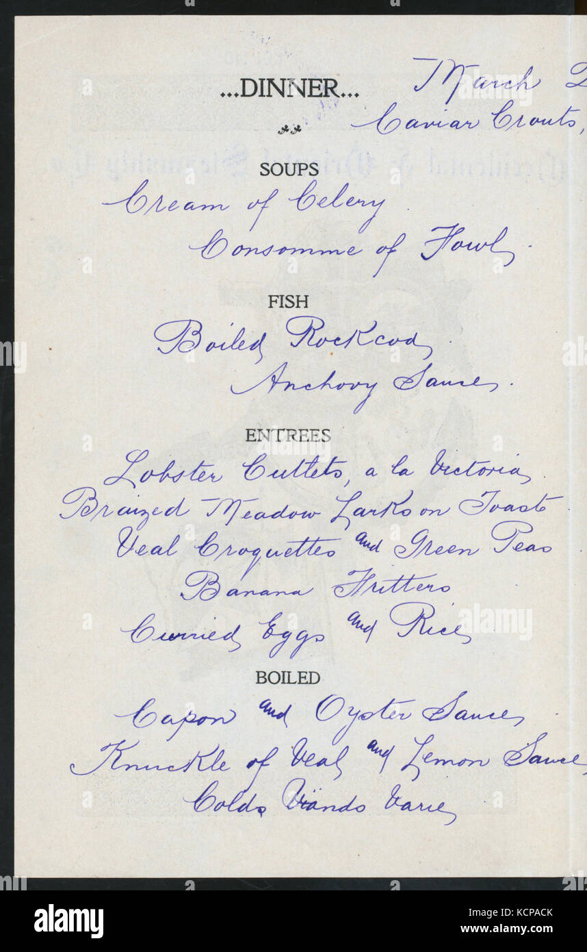 A photograph of a dinner event held by the Occidental & Oriental ...