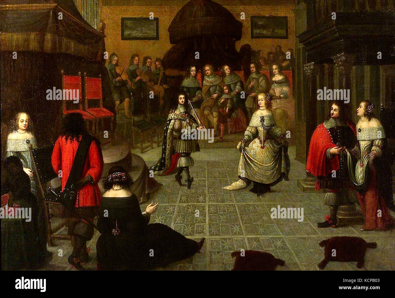 Charles II Dancing at The Hague, the Netherlands Stock Photo - Alamy