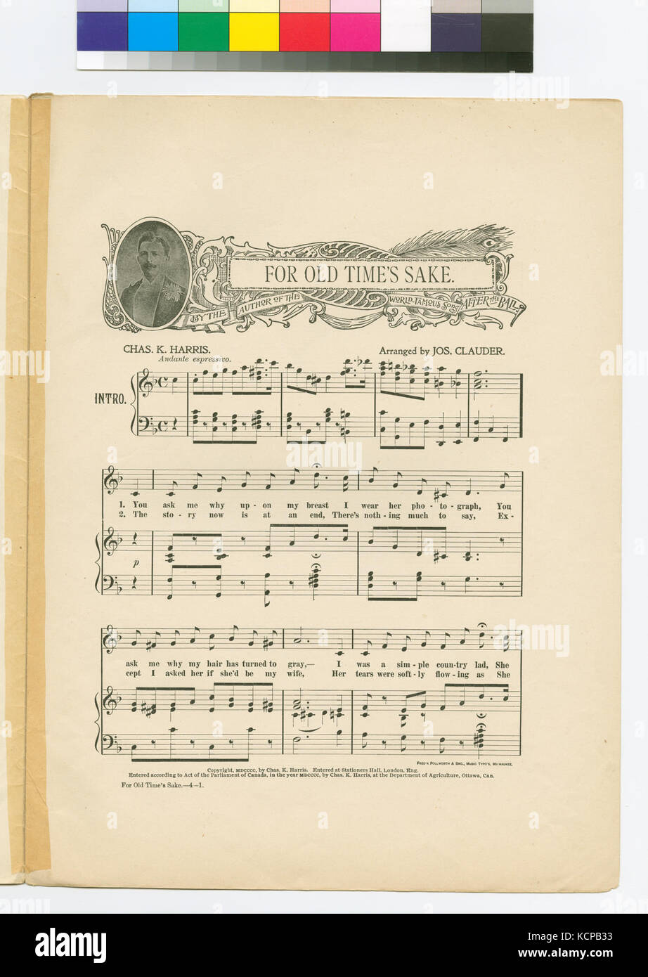 For old time's sake (NYPL Hades 609392 1822932 Stock Photo - Alamy